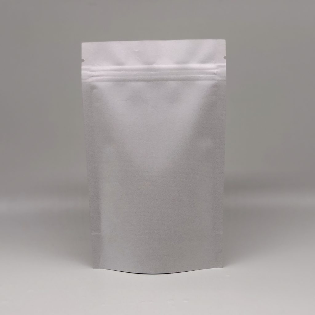 100g white kraft paper tea packging stand pouch - Gozeniths