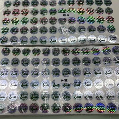 Holographic Original and Certification Label Custom