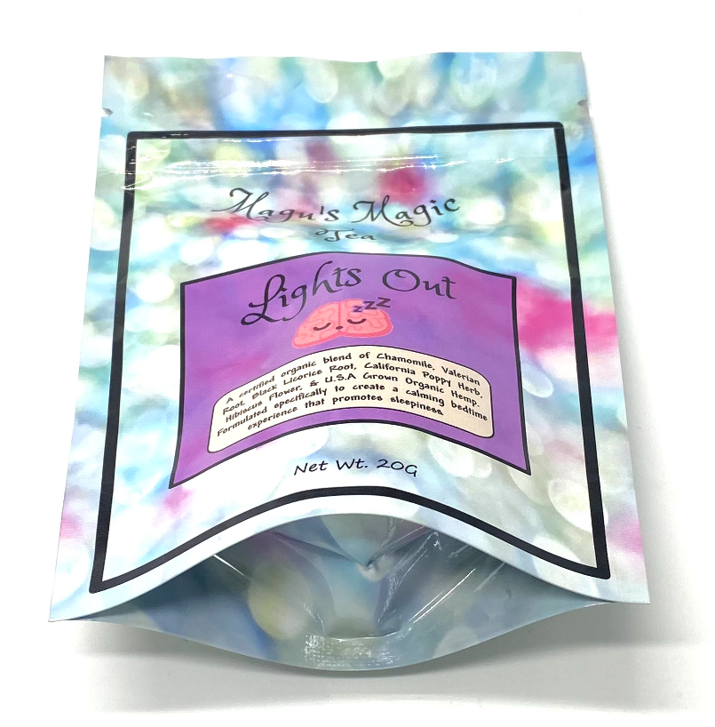 20g Herbal Hemp Tea Packaging Bags - Gozeniths