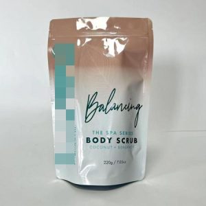 220g Body Scrub Packaging Custom Printed Stand Up Pouch - Gozeniths