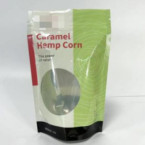 300g Hemp Corn Custom Printing packaging stand up pouches - Gozeniths
