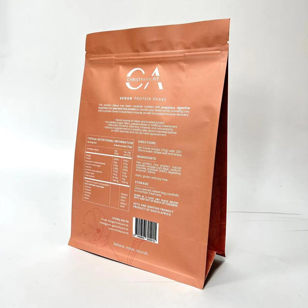 700g protein powder Packaging Custom Printing Box bags - Gozeniths