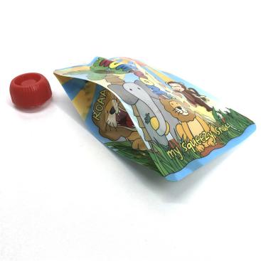 Reusable food spout pouch with zipper for kids - Gozeniths