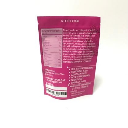 Custom Printed Packaging for Pink Pitaya Powder - Gozeniths