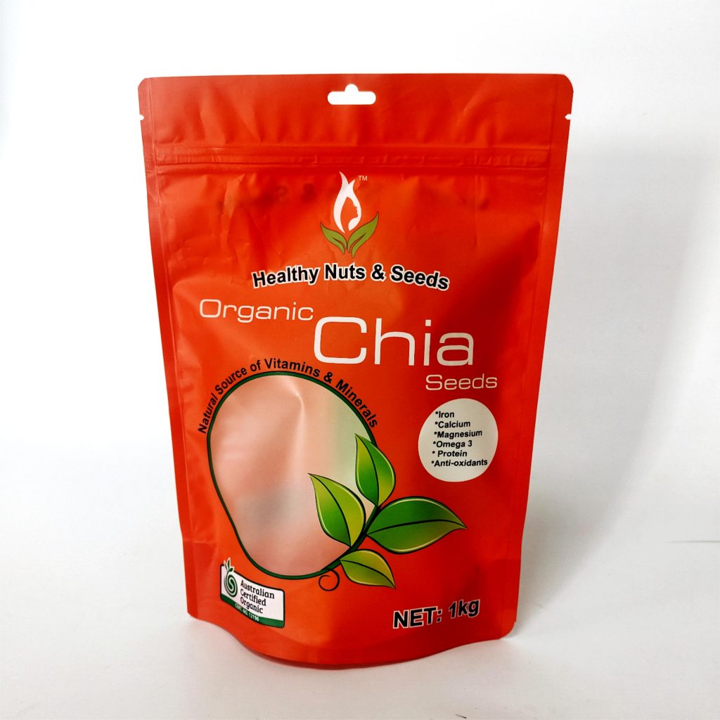1kg Nuts and Dried Fruits Snack Packaging For Chia Seeds and Nuts ...