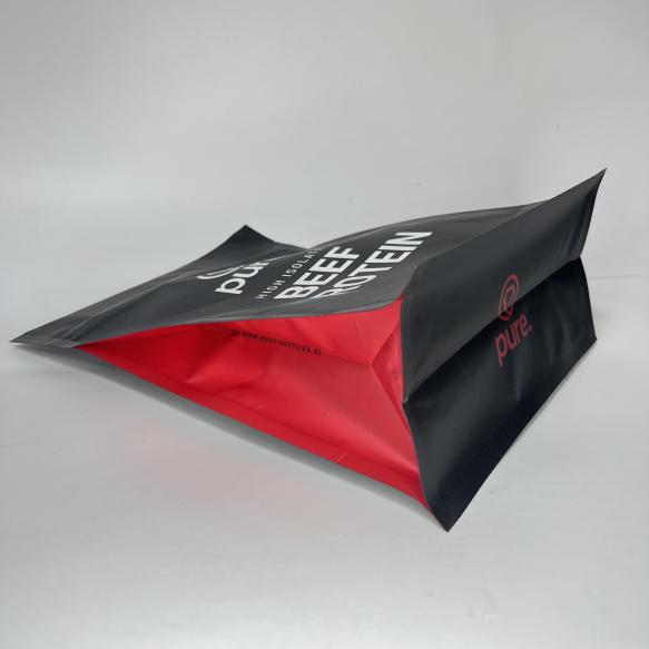 Metallic effect Flat bottom bag with zipper - Gozeniths