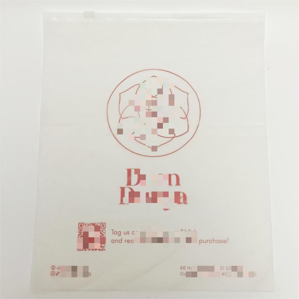 Sustainable Packaging PLA Single Layer Degradable Printed Bags - Gozeniths